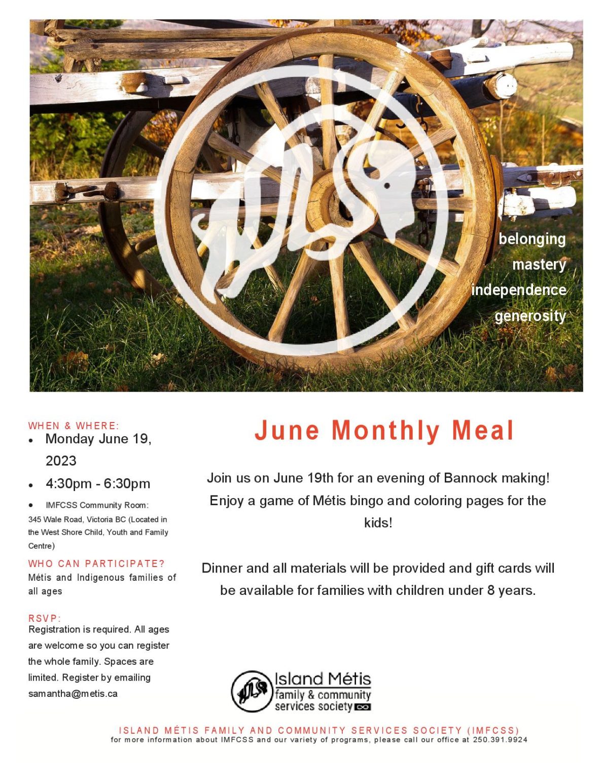June Monthly Meal-June 2023 – Island Métis Family and Community ...