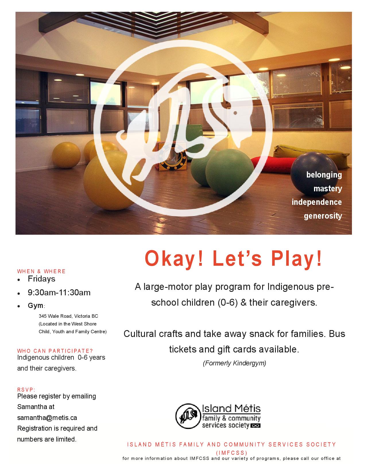 Okay! Let’s Play! September 2023 – Island Métis Family and Community ...