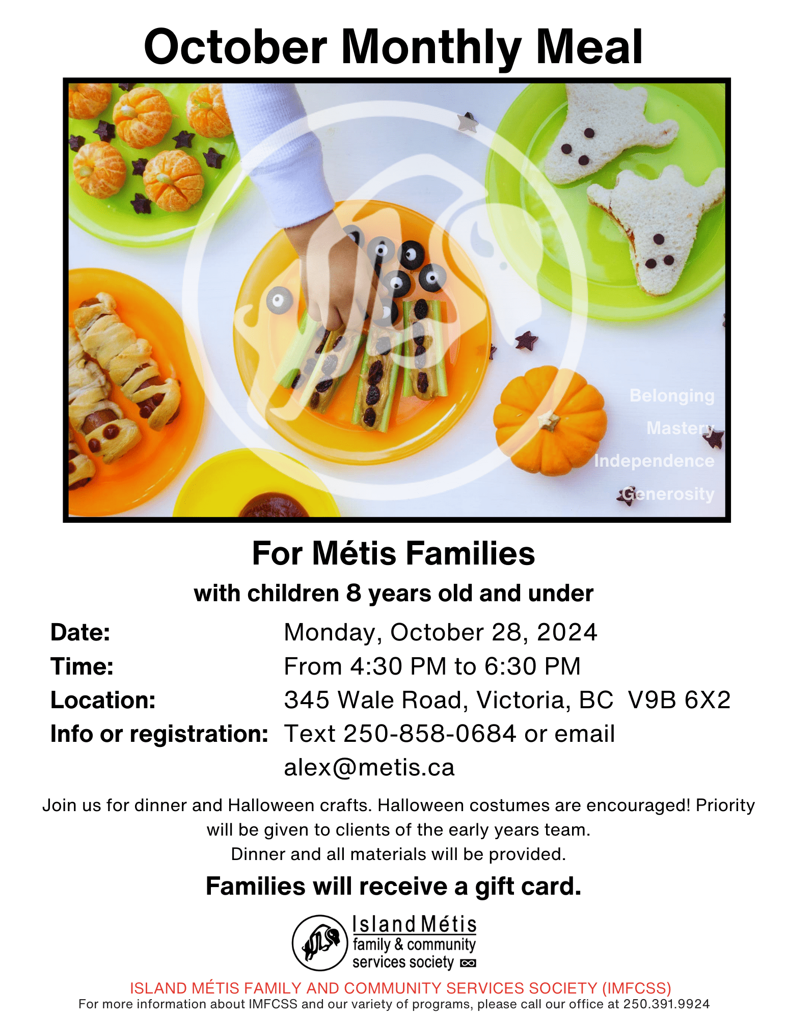 Early Years Monthly Meal – Island Métis Family and Community Services ...