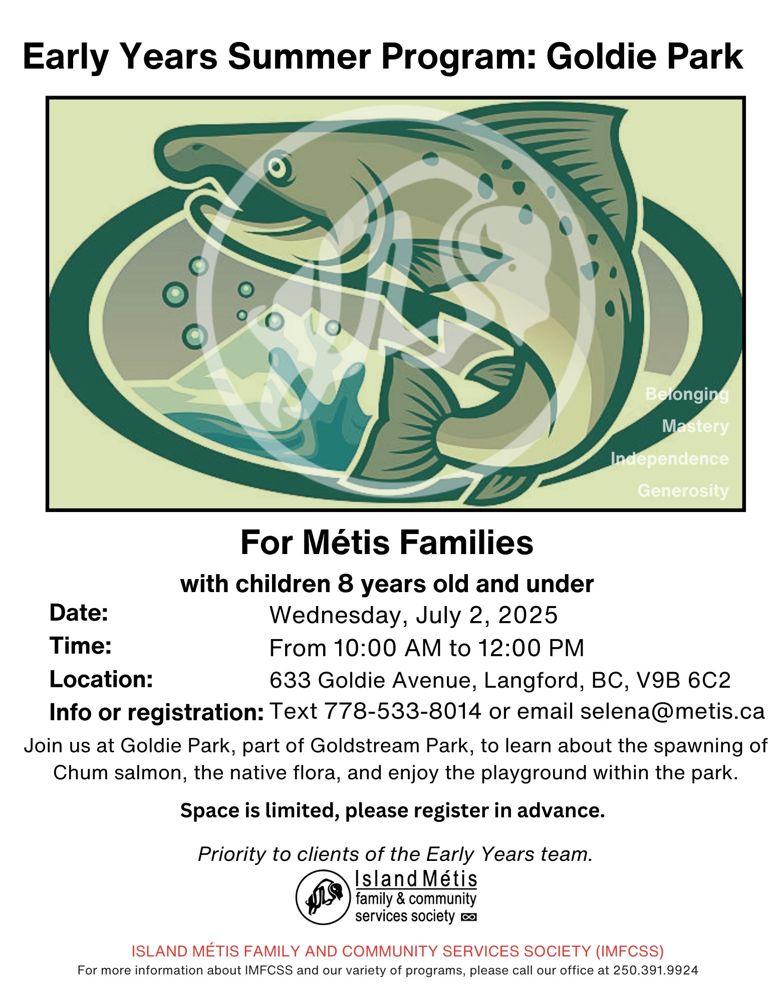 Goldie Park – Island Métis Family and Community Services Society