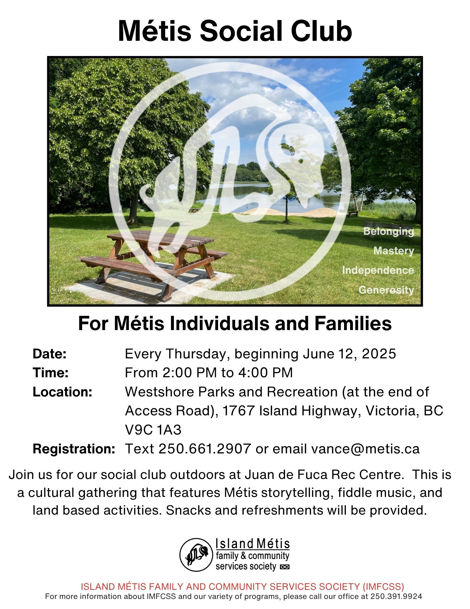 Metis Social Club – Island Métis Family and Community Services Society