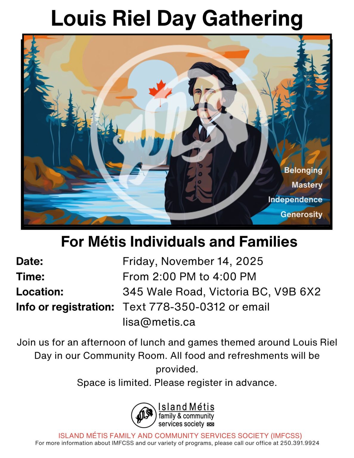 Louis Riel Day – Island Métis Family and Community Services Society